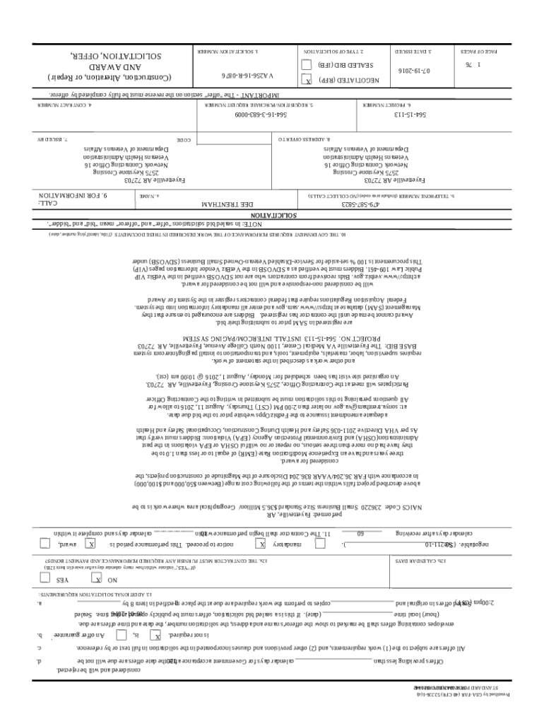 www.vendorportal.ecms.va.govFBODocumentServerSOLICITATION, OFFER, AND AWARD SEALED BID (IFB ...