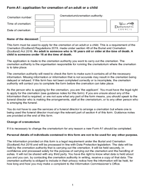 Fillable Online WDC - Form A1 Fax Email Print - pdfFiller