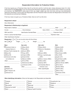 Fillable Online Oregon Judicial Department : Protective Orders : Forms ...