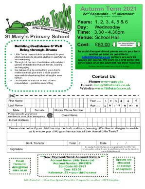 Fillable Online St Mary's Form Fax Email Print - pdfFiller