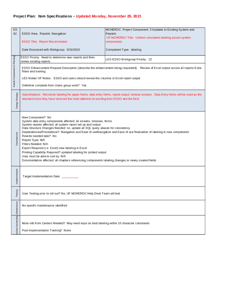 ESSO Area:ReportsNavigation - peds ufl Doc Template | pdfFiller