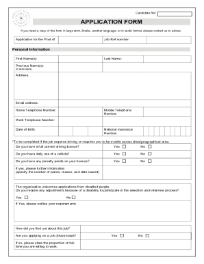 Fillable Online Erasmus Darwin Academy Application Form Fax Email Print ...