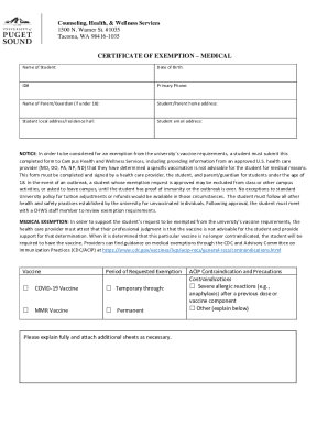 Fillable Online CERTIFICATE OF EXEMPTION MEDICAL Fax Email Print ...