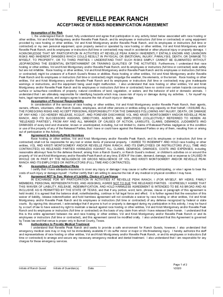 Fillable Online www.uslegalforms.comform-library400723Reveille Peak ...