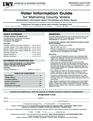 Fillable Online Official Sample Ballot & Voter Information Pamphlet ...