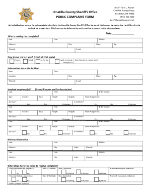 Fillable Online co umatilla or RENEWAL Application for an Oregon ...