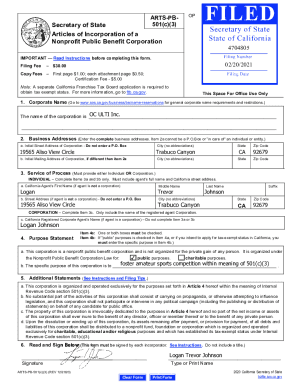 Fillable Online Form ARTS-PB Fax Email Print - pdfFiller