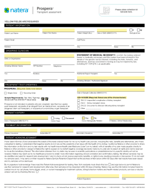 Fillable Online Sample Collection Instructions - Natera Fax Email Print ...