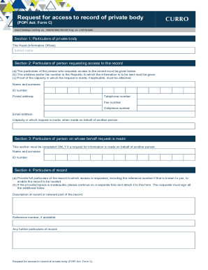 Fillable Online Fillable Online CURRO APPLICATION FOR ADMISSION Curro ...