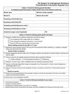 Fillable Online hip-surgery-impingement-syndrome-precert-form ...