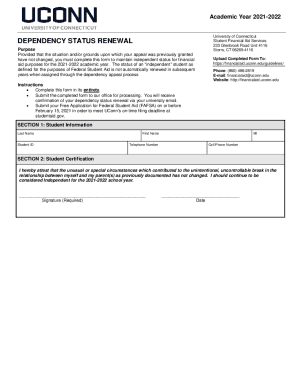 Fillable Online financialaid uconn Restoration of temporary resident ...
