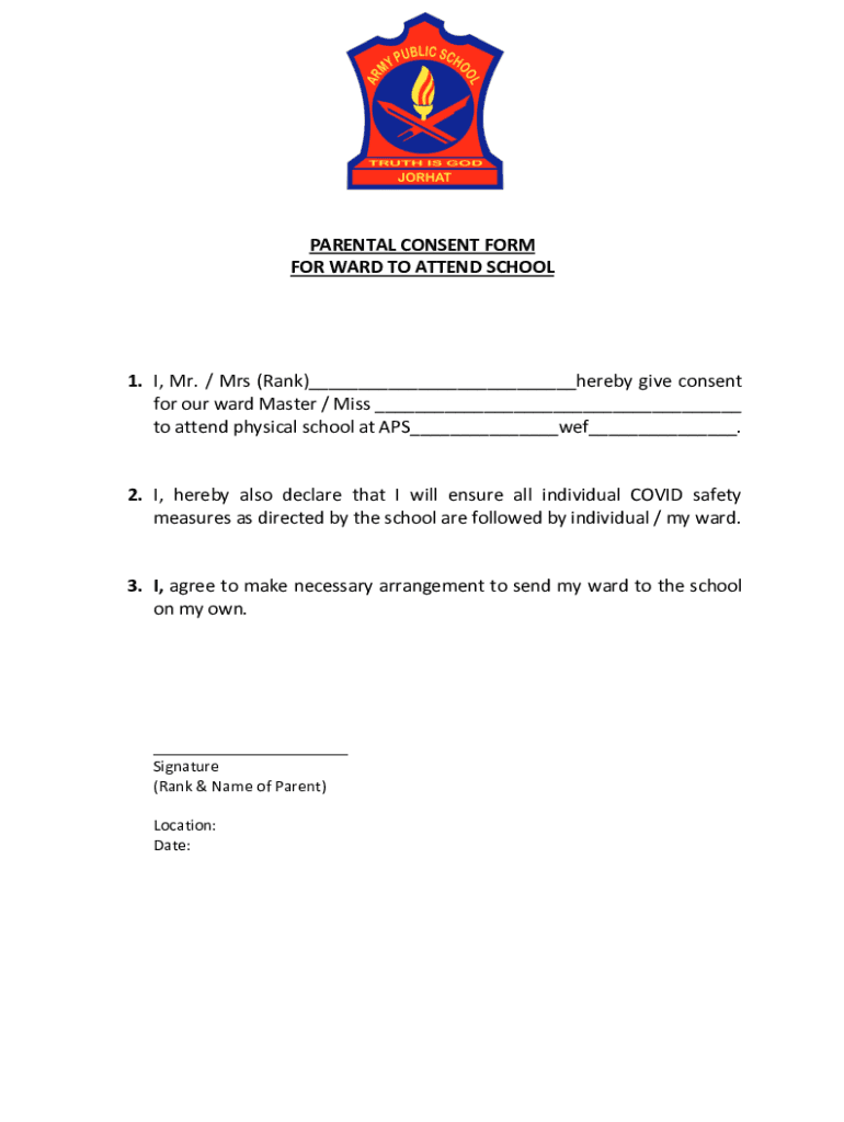 Fillable Online 18+ School Consent Form Templates in PDFDOCFree ...
