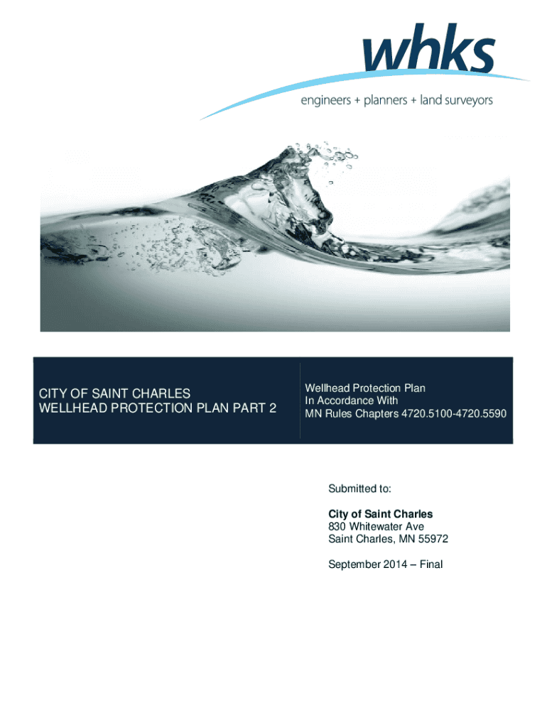 Fillable Online CITY OF INVER GROVE HEIGHTS WELLHEAD PROTECTION PLAN ...