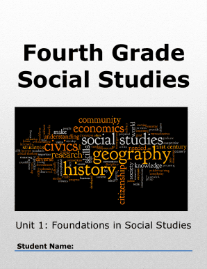 Fillable Online Printable Fourth Grade Social Studies Worksheets and ...