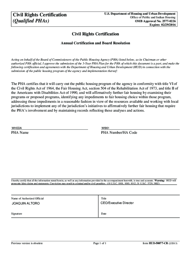 Fillable Online Annual PHA Plan OMB No. U.S. Department of Housing and ... Fax Email Print ...
