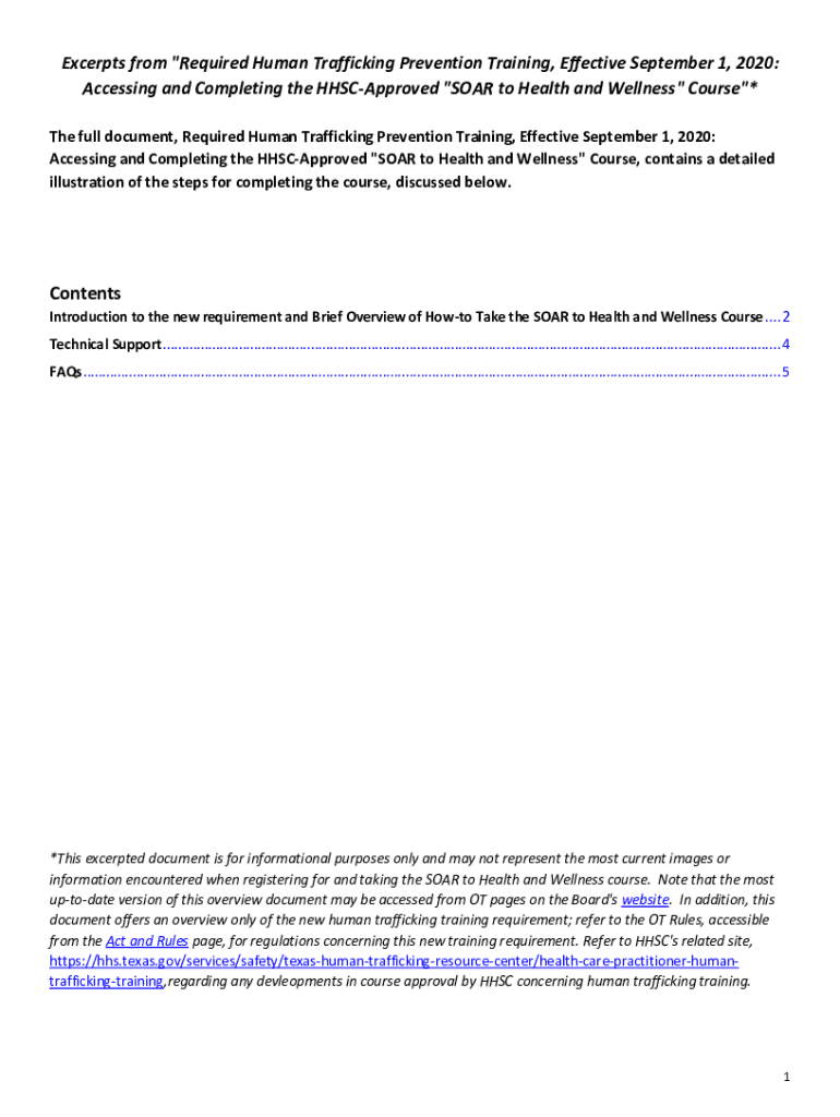 Fillable Online Accessing and Completing the HHSC-Approved "SOAR to ...
