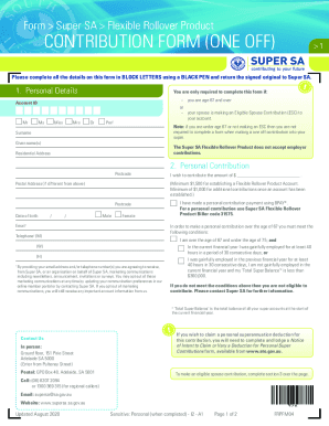 Fillable Online www.supersa.sa.gov.au globalassets sharedForm Super SA ...