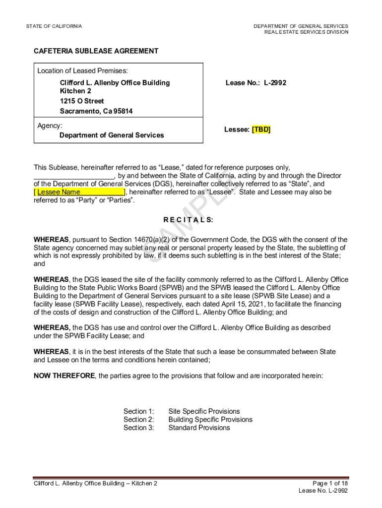 Fillable Online Sublease Agreement Template Fax Email Print - pdfFiller