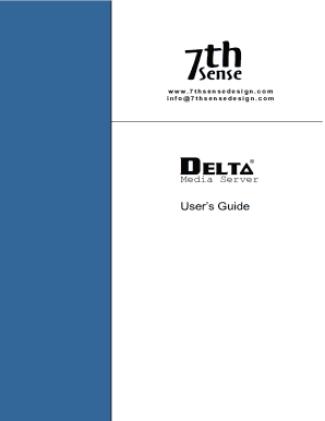 Fillable Online www.pdffiller.com482896060--Delta-Media-ServerFillable ...