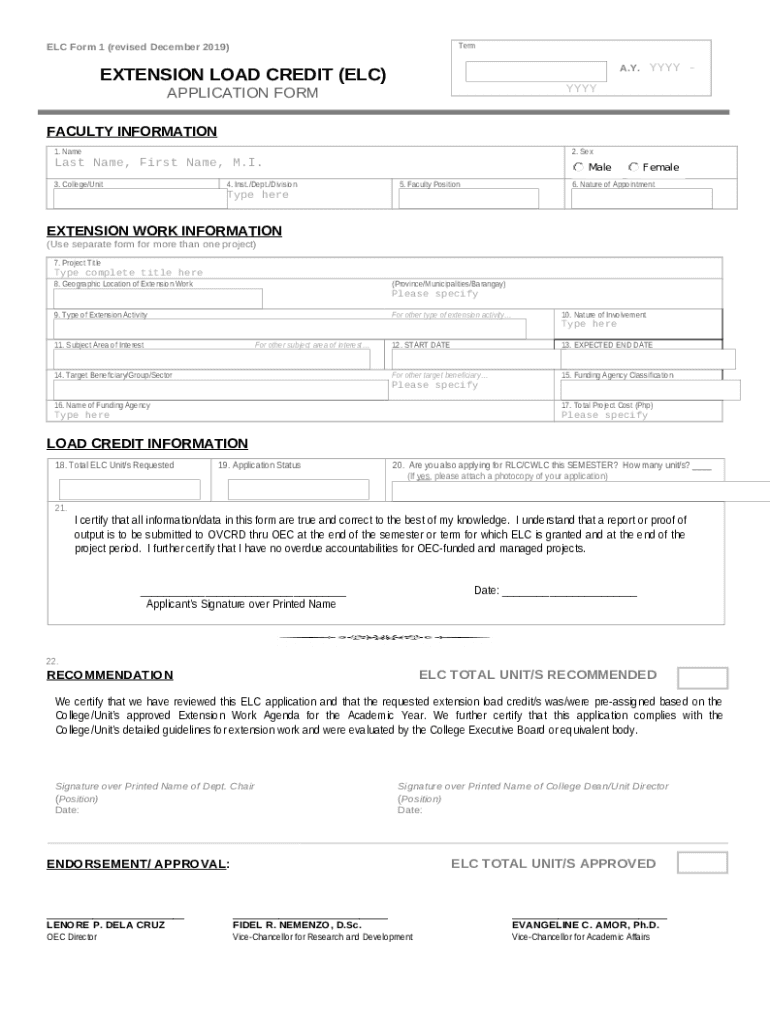 EXTENSION WORK INATION - ovcrd.upd.edu.ph Doc Template | pdfFiller