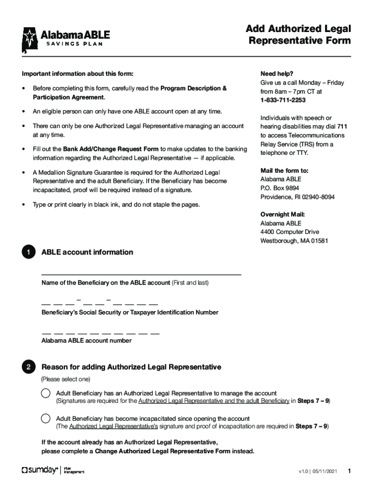 Fillable Online www.stableaccount.comSTABLE-Add-an-ALR-1Add Authorized ...