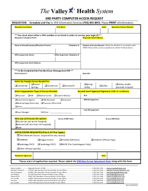 Fillable Online 3RD PARTY COMPUTER ACCESS REQUEST Rev 5-19-2021 Fax ...