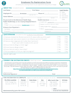 Fillable Online Rite Aid Flu Shot Form - Fill Out and Sign Printable ...