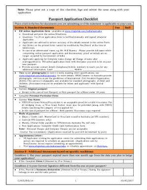 Fillable Online Passport-Checklist-.pdf - Note Please print out a copy ...