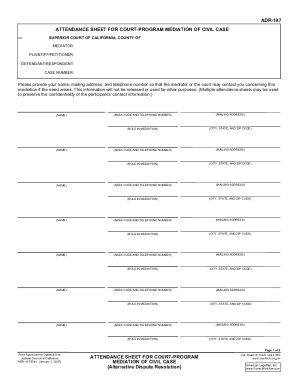 Fillable Online www.templateroller.comtemplate1763539Form ADR-107 ...