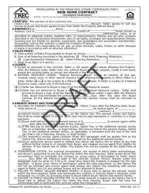 Fillable Online new house contract.pdf - Contract Concerning Page of 10 ...