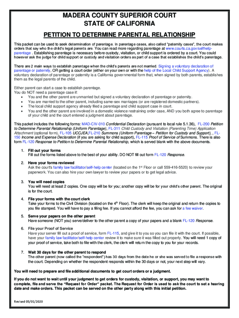 Fillable Online www.madera.courts.ca.gov sites defaultMADERA COUNTY ...