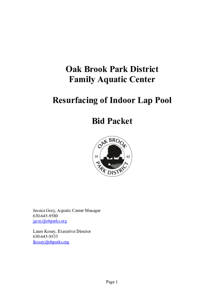 Fillable Online www.obparks.orgsitesdefaultOak Brook Park District ...