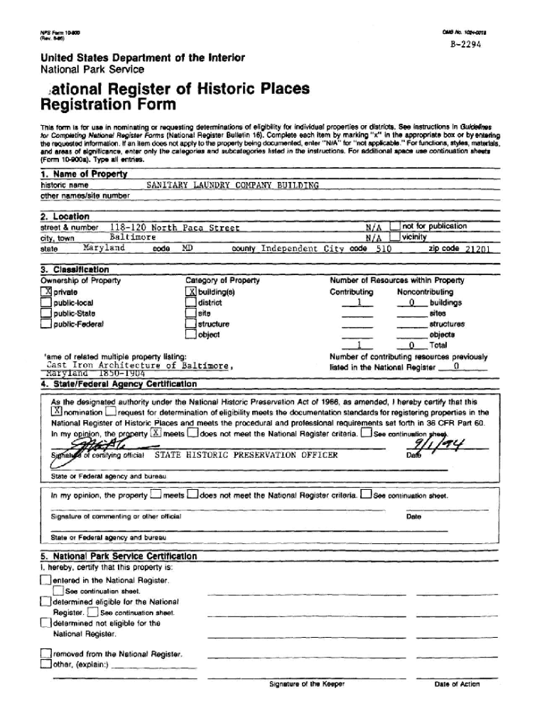 Fillable Online mht maryland npgallery.nps.govGetAsset1295daae-96ae ...