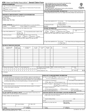 Fillable Online cocodoc.comform459523128-dental-claim-formDental Claim ...