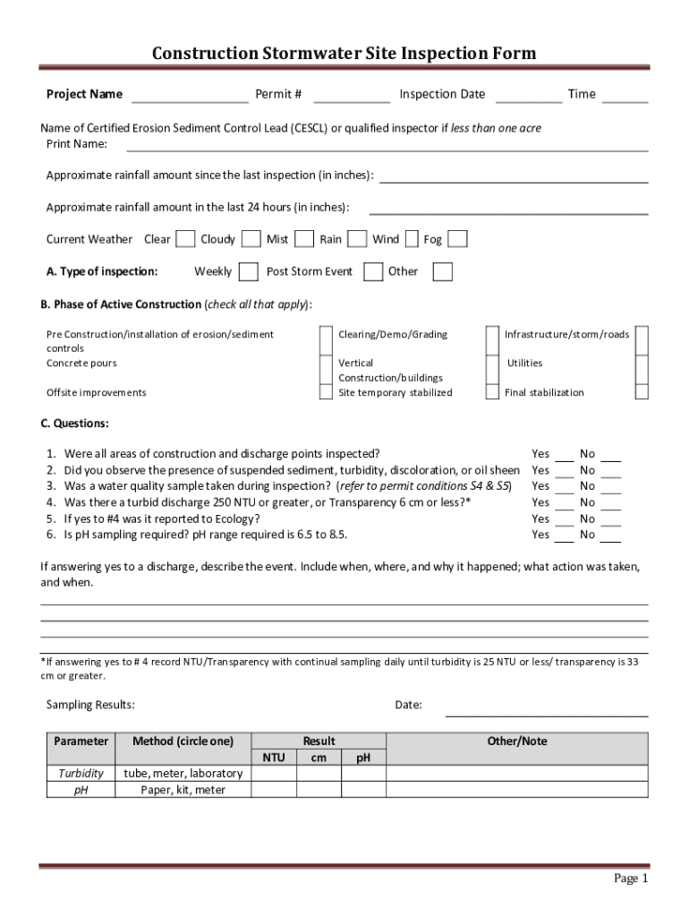 Fillable Online ftp clark wa ecology.wa.govDOEfilesConstruction ...