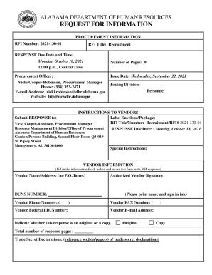 Fillable Online dhr alabama THE STATE OF ALABAMA DEPARTMENT OF HUMAN ...