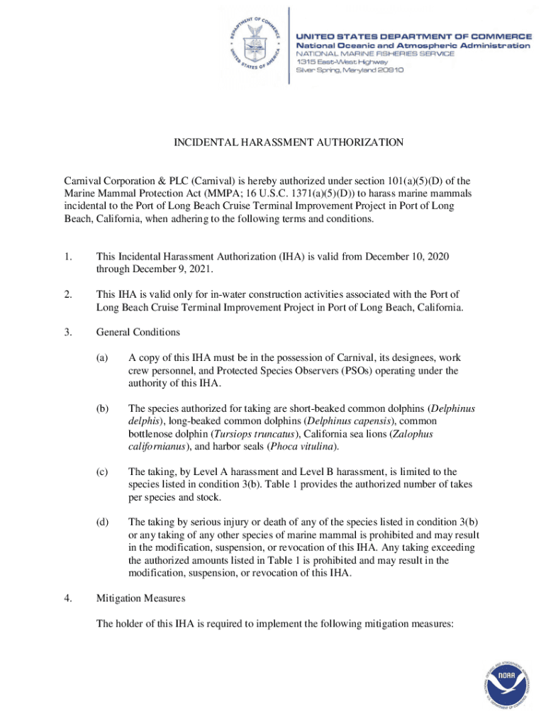 Fillable Online media.fisheries.noaa.govdam-migrationcarnivalIncidental ...