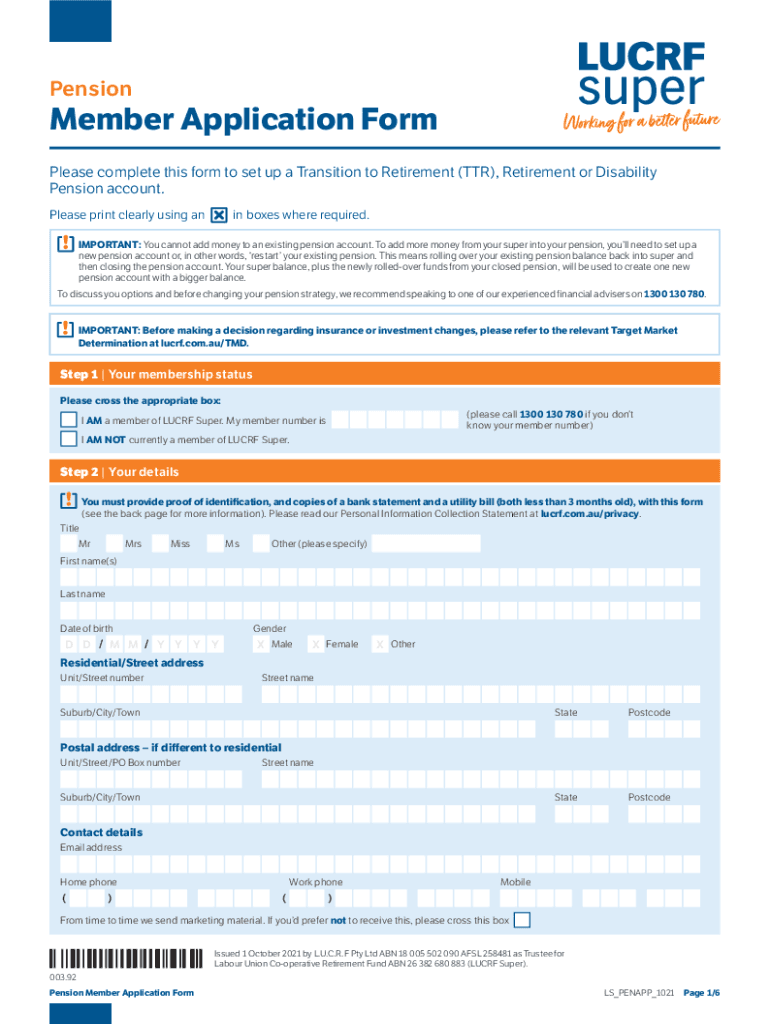 Fillable Online How to set up a Transition to Retirement Pension - GESB ...