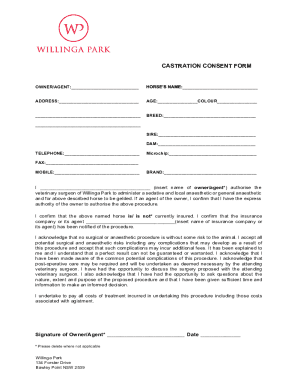 Fillable Online Euthanasia Consent Form - The Rivers Equine Vet Fax ...
