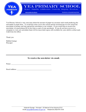 Fillable Online yeaps.vic.edu.auwp-contentNewsletter-19-17Yea ...