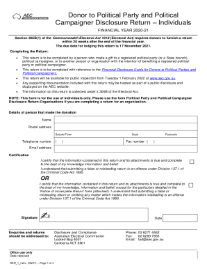Fillable Online Political Party Registration - Australian Electoral ...
