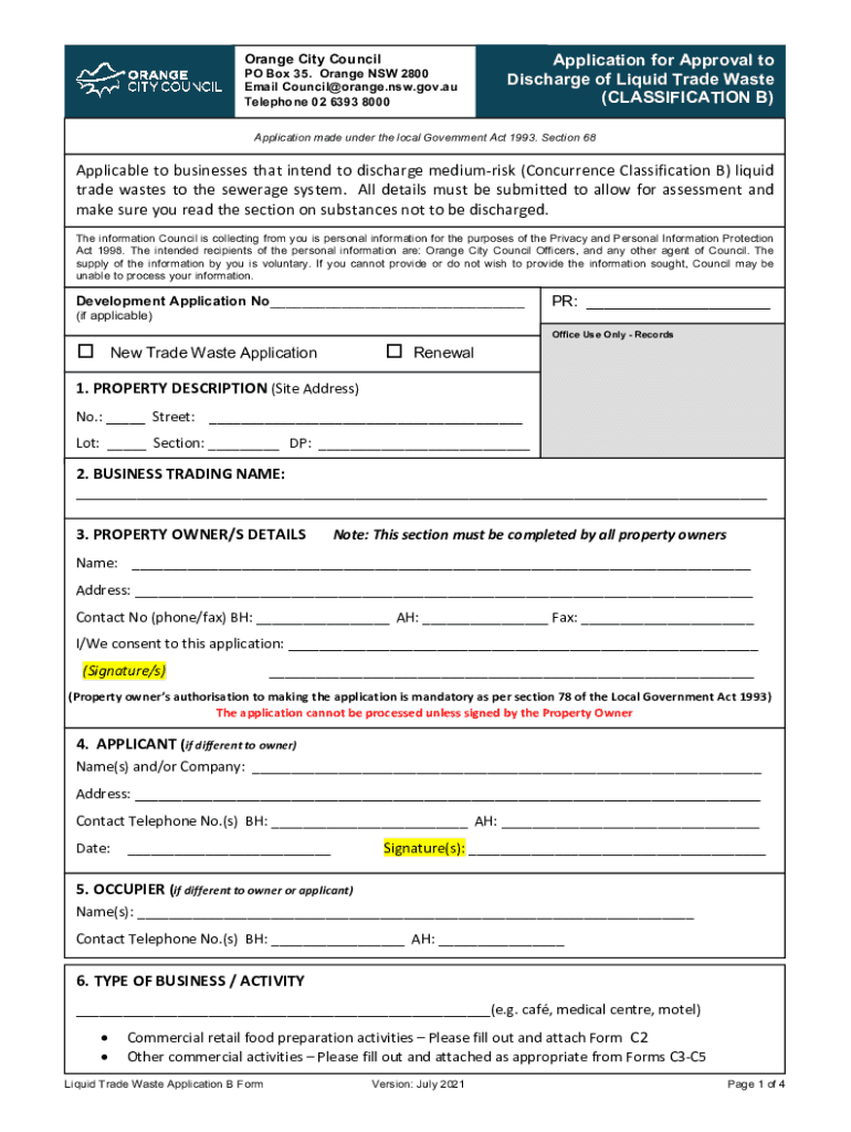 Fillable Online MGA2020 TN - orange.nsw.gov.au Fax Email Print - pdfFiller