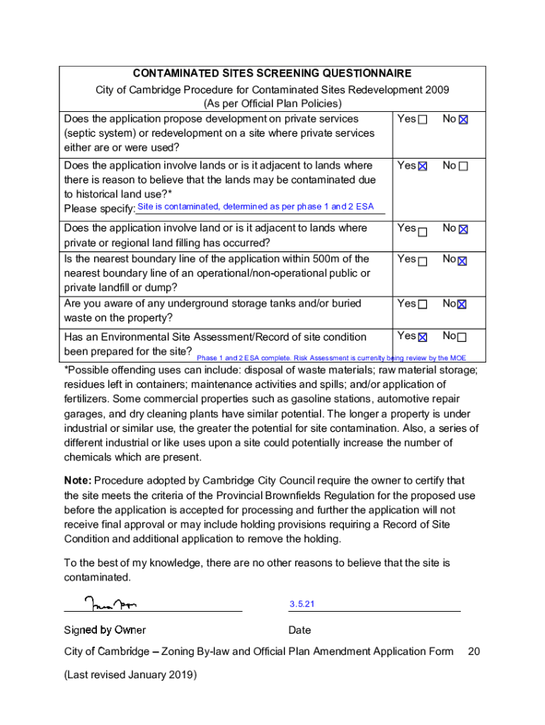 Fillable Online OPA-and-ZBA-Application-Jan-2019 Template.pdf Fax Email ...