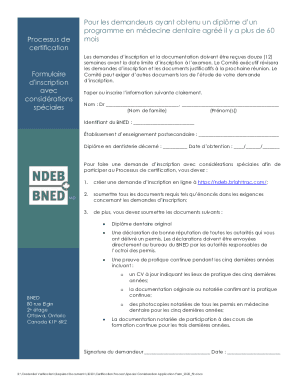 Remplissable En Ligne NDEB of Canada - Studying Materials PDF Dental Degree ... Fax Email ...