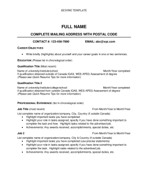 Fillable Online Pin by Jacob Jennings CV Examples on Cv ExampleResume ...