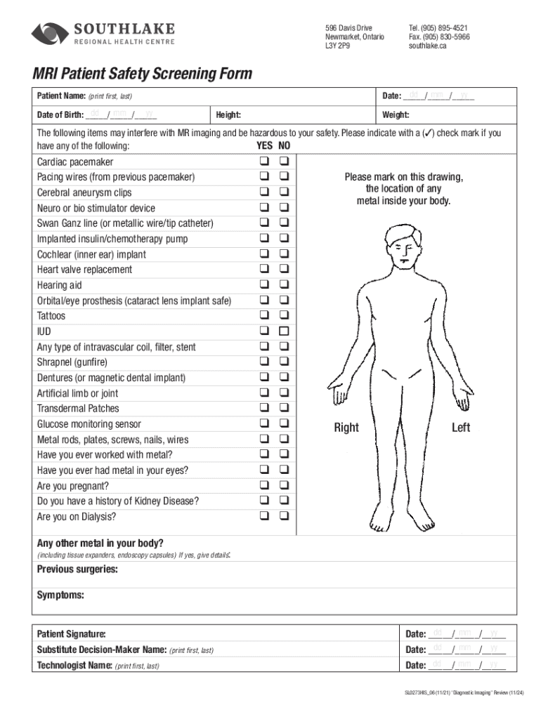 Fillable Online Fillable Online 3rd Party Agreement Form - MRI ... Fax ...