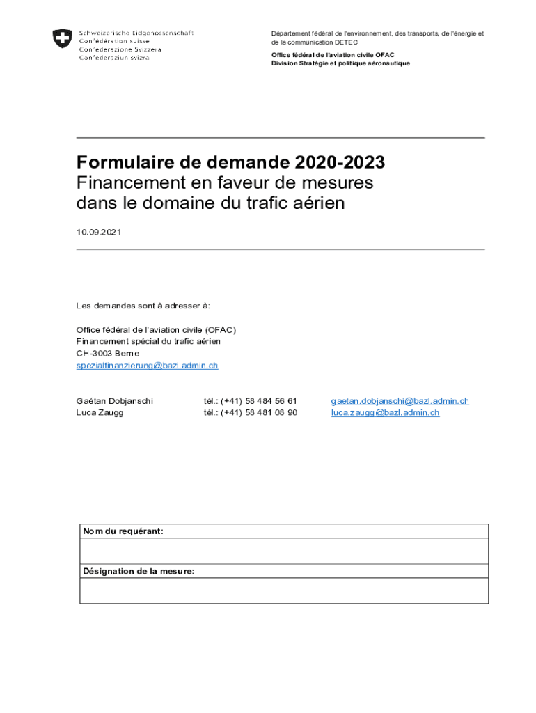 Remplissable En Ligne www.admin.chgovfrLe Dpartement fdral de l'environnement, des transports ...