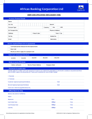 Fillable Online Debit-Card-Application-Replacement-Form-2 Fax Email ...