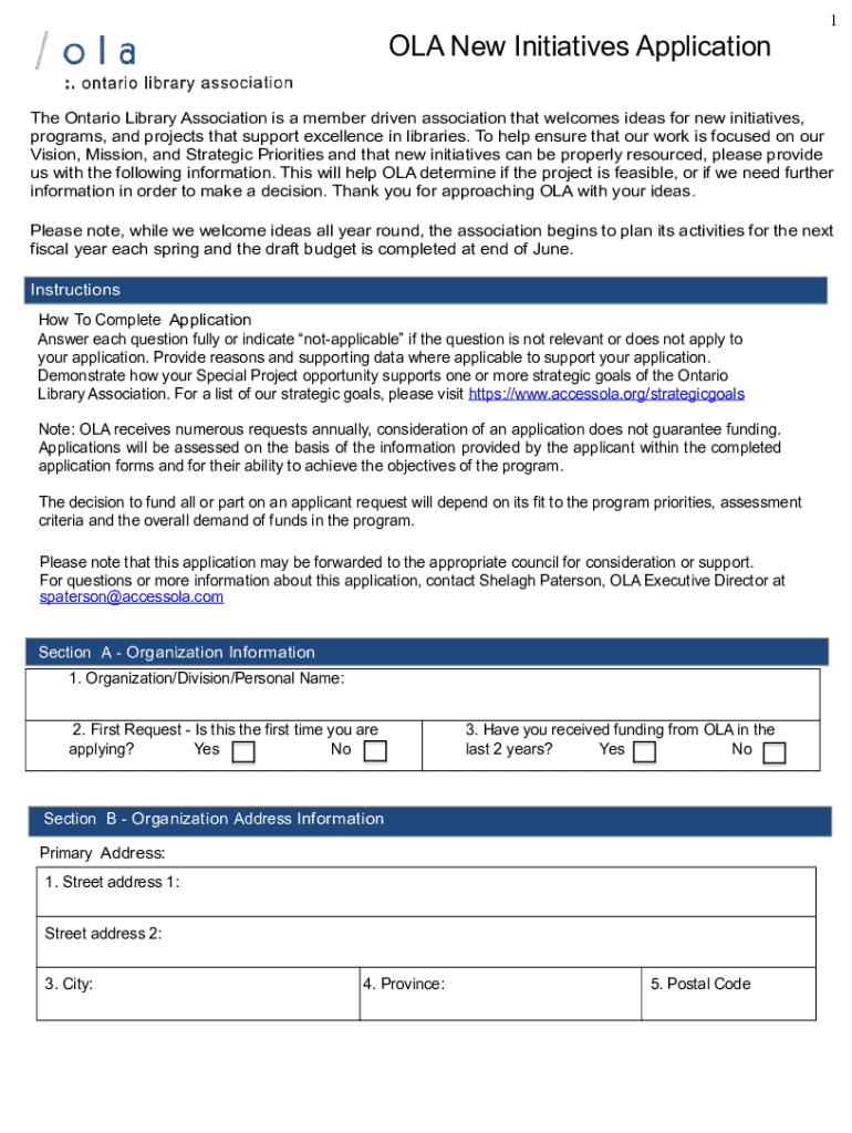 Fillable Online OLA Letterhead. Word Template Fax Email Print - pdfFiller
