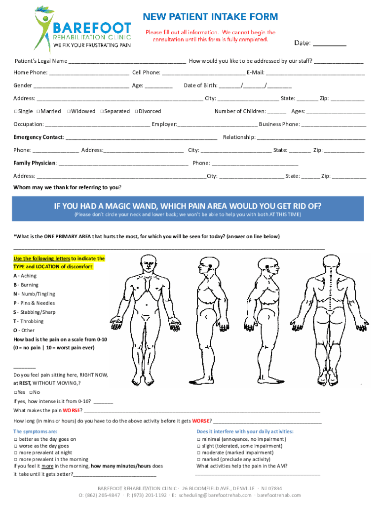 Fillable Online FORM NP 6 page intake sheet- In use as of 06/21/21 RTB Fax Email Print - pdfFiller